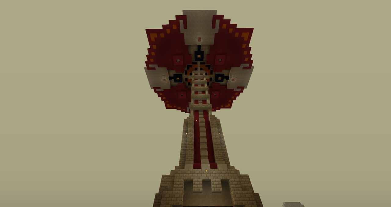 The Burning Desert - Portal pylon Minecraft Map
