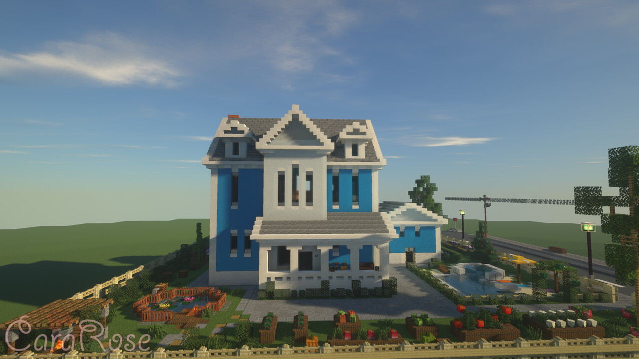 The Blue Lakes House Interior Minecraft Map