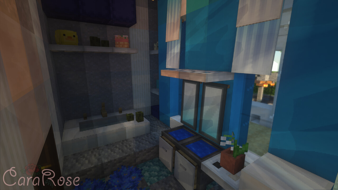 The Blue Lakes House Interior Minecraft Map