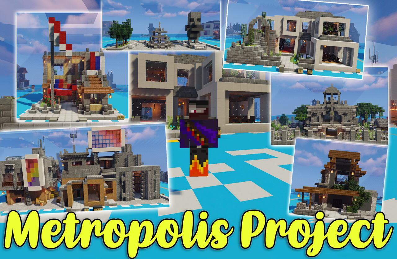 Procedural Metropolis Project Entry Minecraft Map