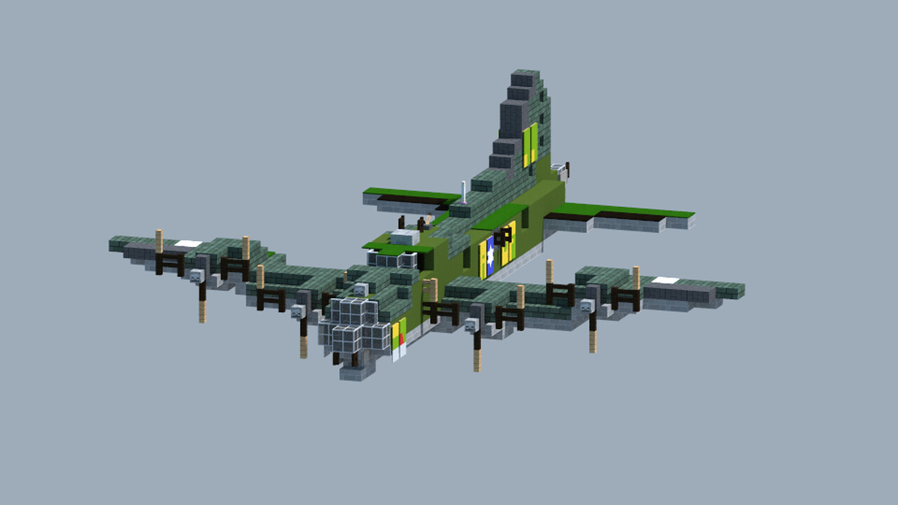 B17 Flying Fortress [With Download] Minecraft Map