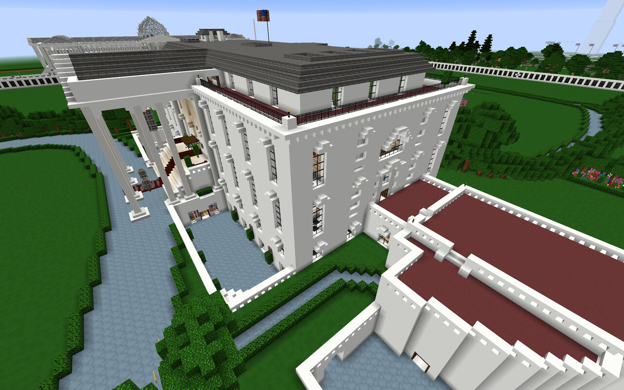 THE WHITE HOUSE - WASHINGTON DC Minecraft Map