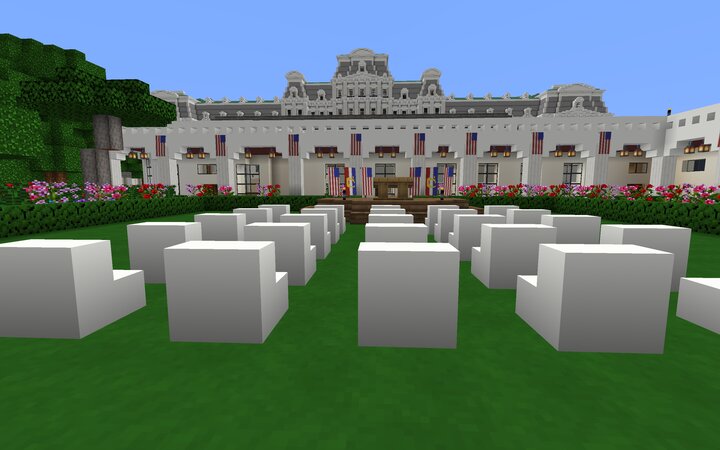 THE WHITE HOUSE - WASHINGTON DC Minecraft Map