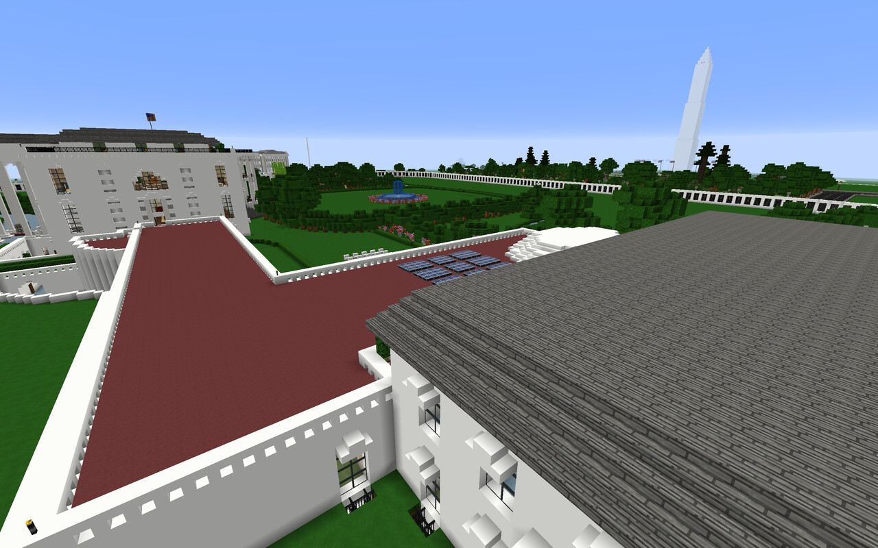 THE WHITE HOUSE - WASHINGTON DC Minecraft Map