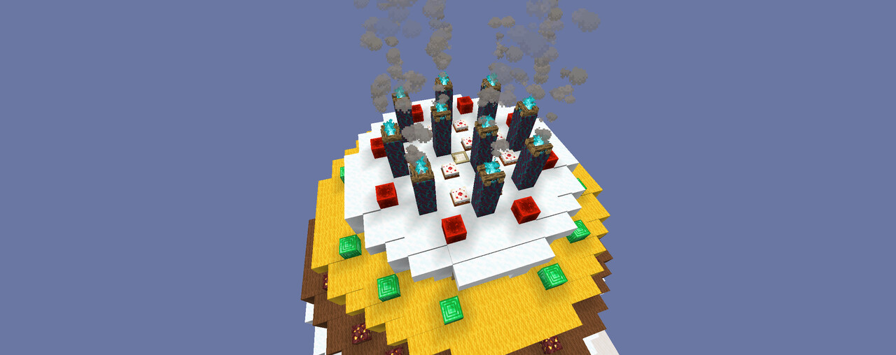 Surprise cake! Planet Minecraft 10th Anniversary Minecraft Map