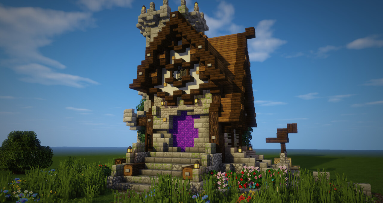 House W/ Random Building Techniques Minecraft Map