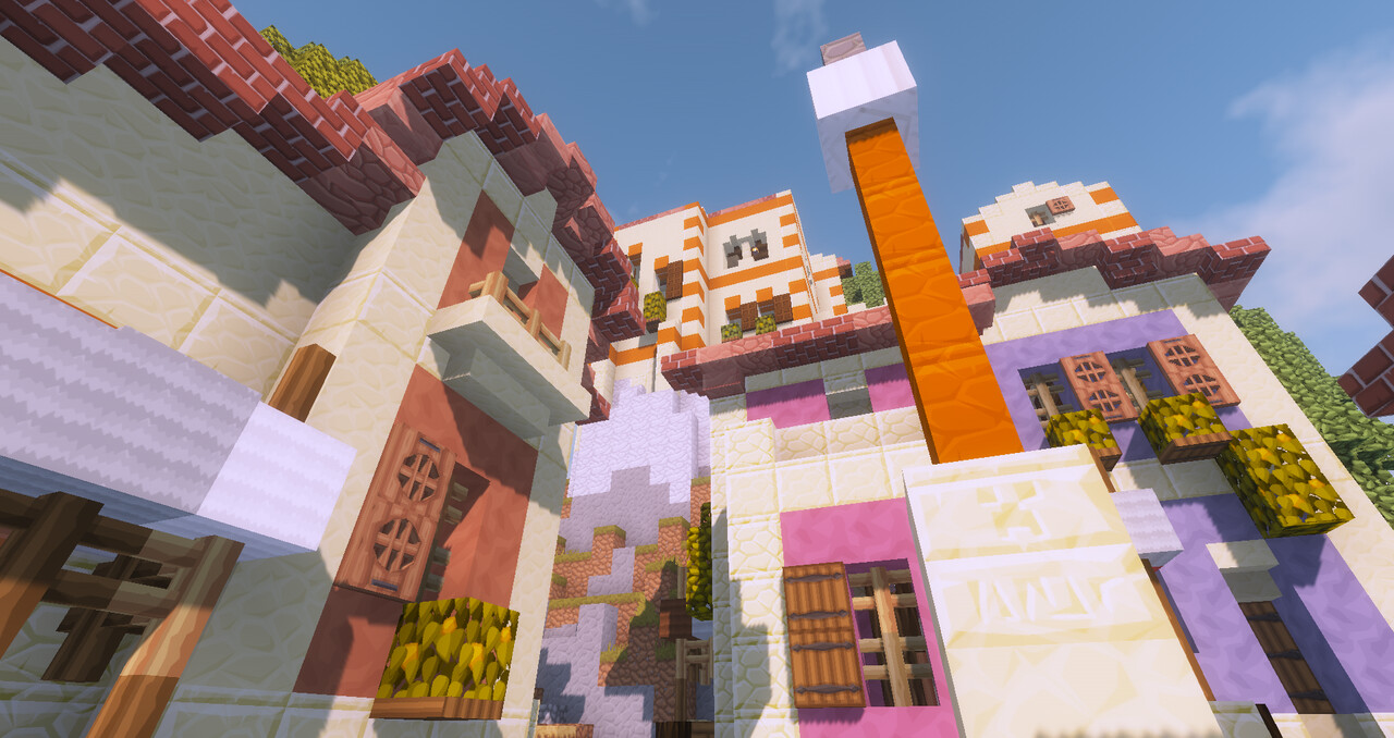 Mystras | A byzantine town in Minecraft | Age of Ruin Minecraft Map