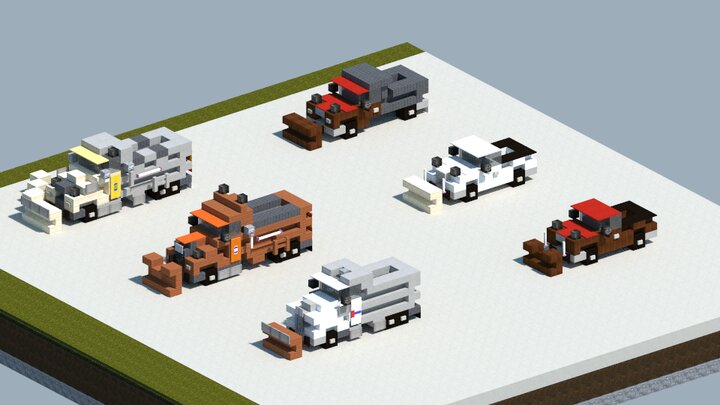 Dreamy's pack of Snow Plows [With Download] Minecraft Map