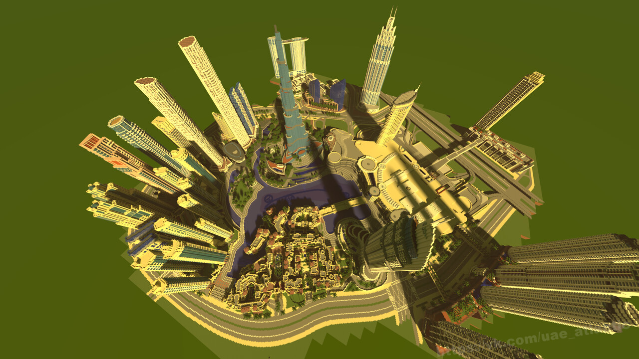 Dubai Downtown Minecraft Map