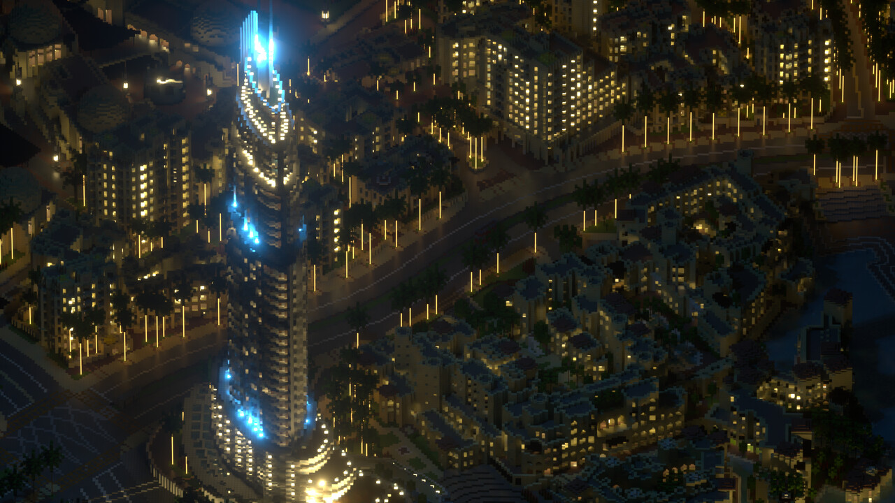 Dubai Downtown Minecraft Map
