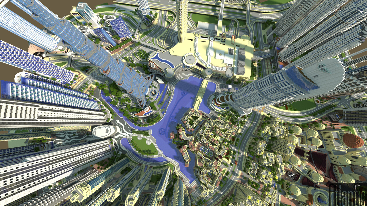 Dubai Downtown Minecraft Map