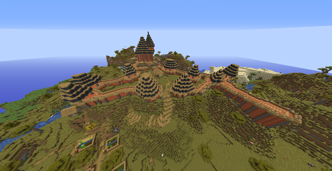 Small Castle & Village Minecraft Map