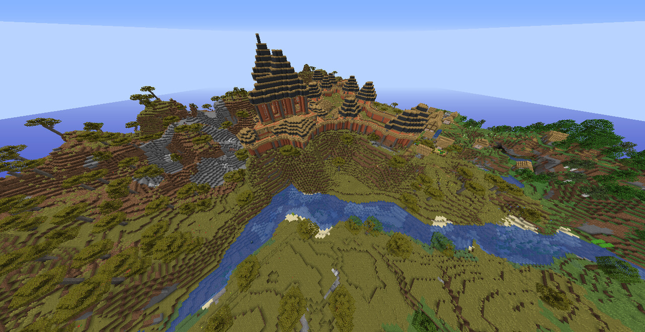 Small Castle & Village Minecraft Map