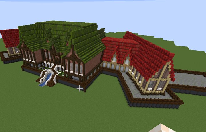 Colourful Fantasy manor Minecraft Map