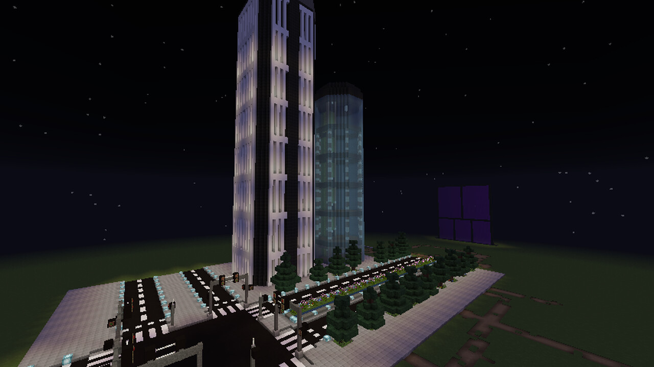 Miasto Żelaznego i Diamentowego Minecraft Map