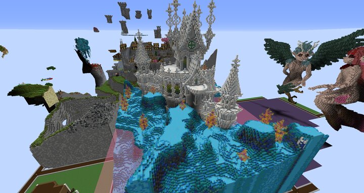 Classic inspired build (A few other things) Minecraft Map