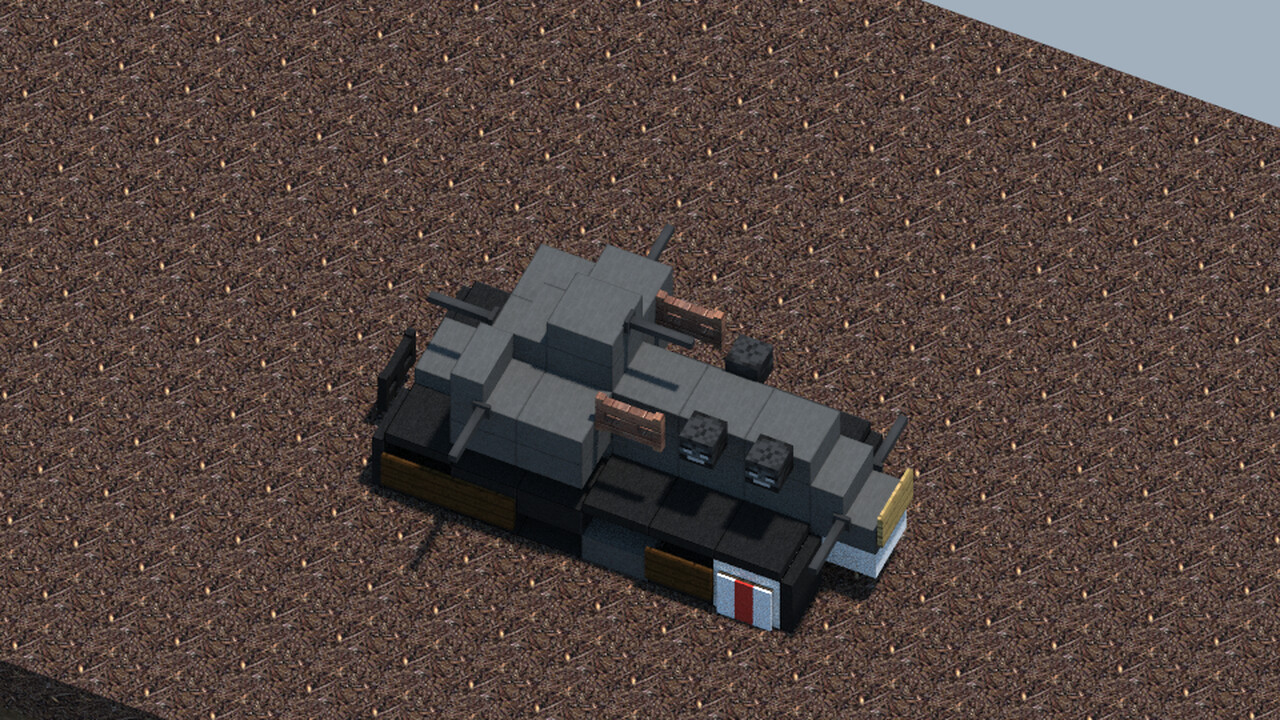 WW1 Medium Mark A "whippet" tank Minecraft Map
