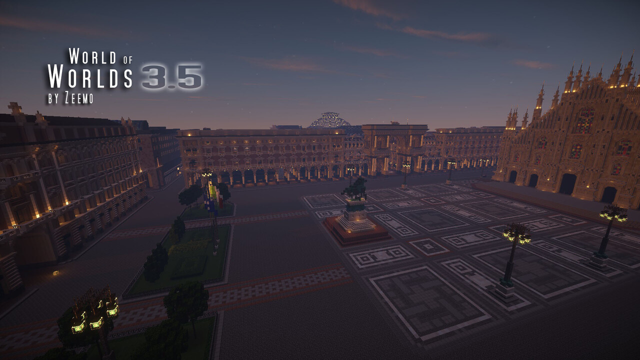 Piazza del Duomo, Milan, Italy Minecraft Map