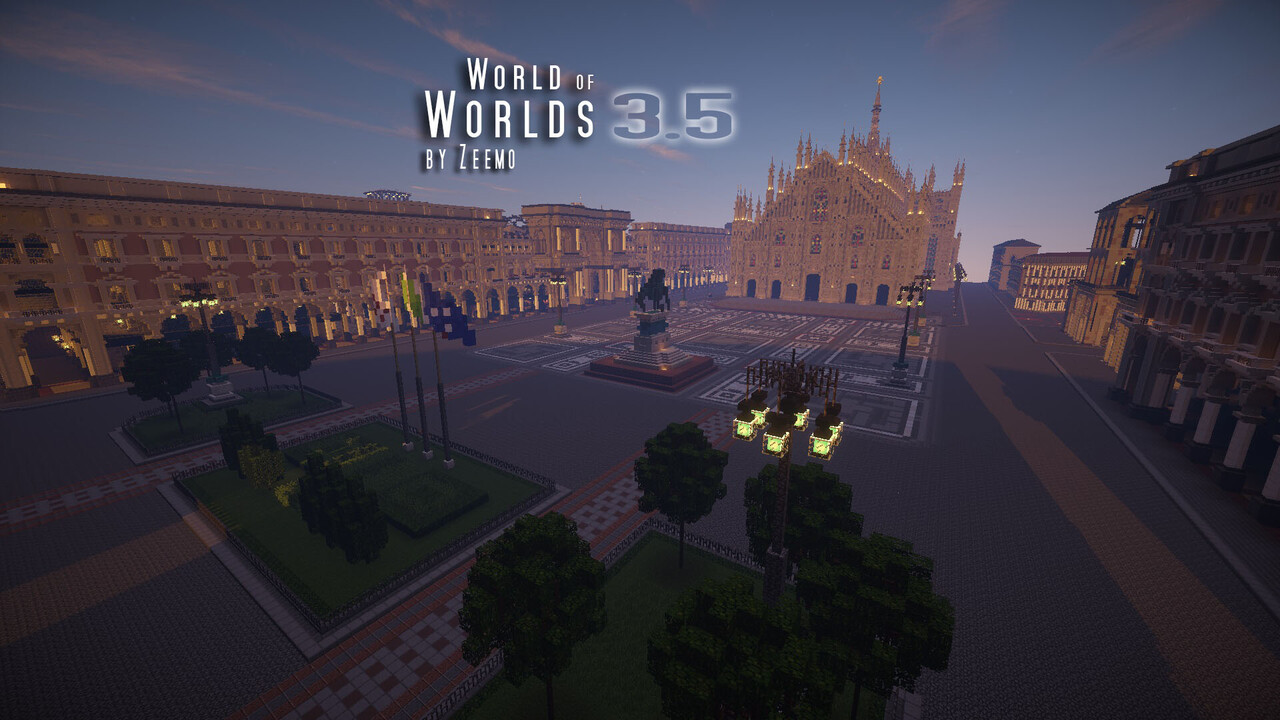 Piazza del Duomo, Milan, Italy Minecraft Map