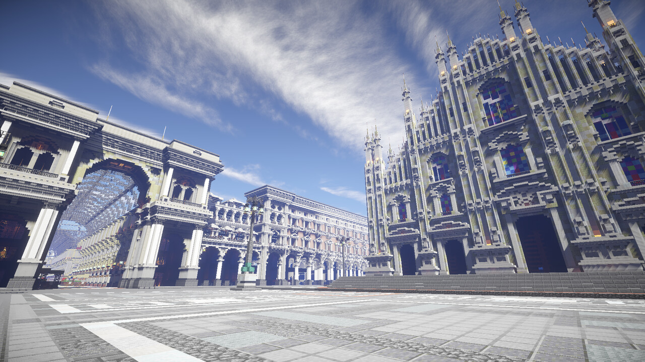 Piazza del Duomo, Milan, Italy Minecraft Map