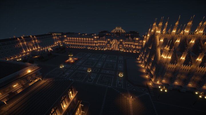 Piazza del Duomo, Milan, Italy Minecraft Map