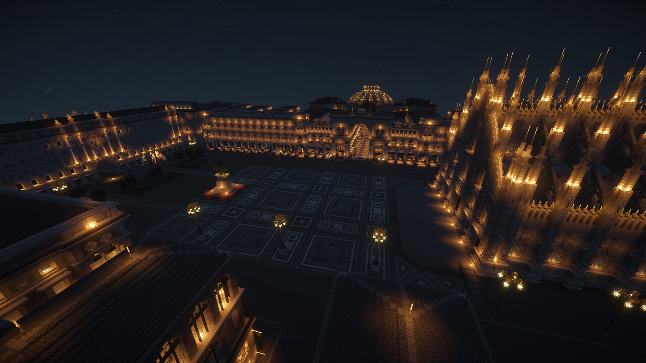 Piazza del Duomo, Milan, Italy Minecraft Map