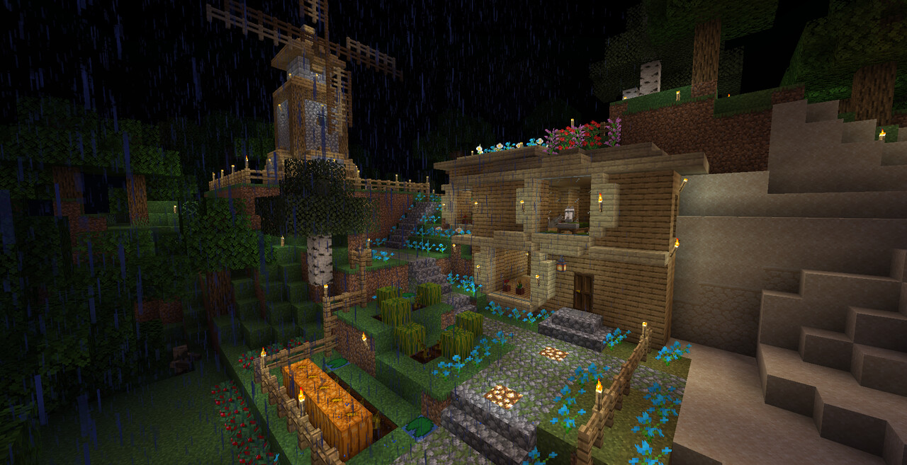 Honeycomb Hill- Survival Home Minecraft Map