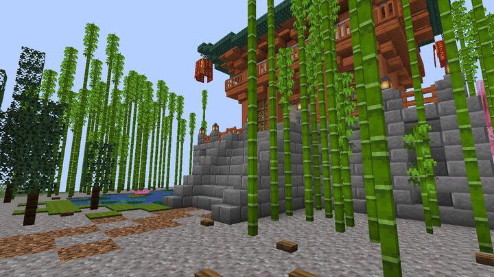 Japanese Garden Minecraft Map