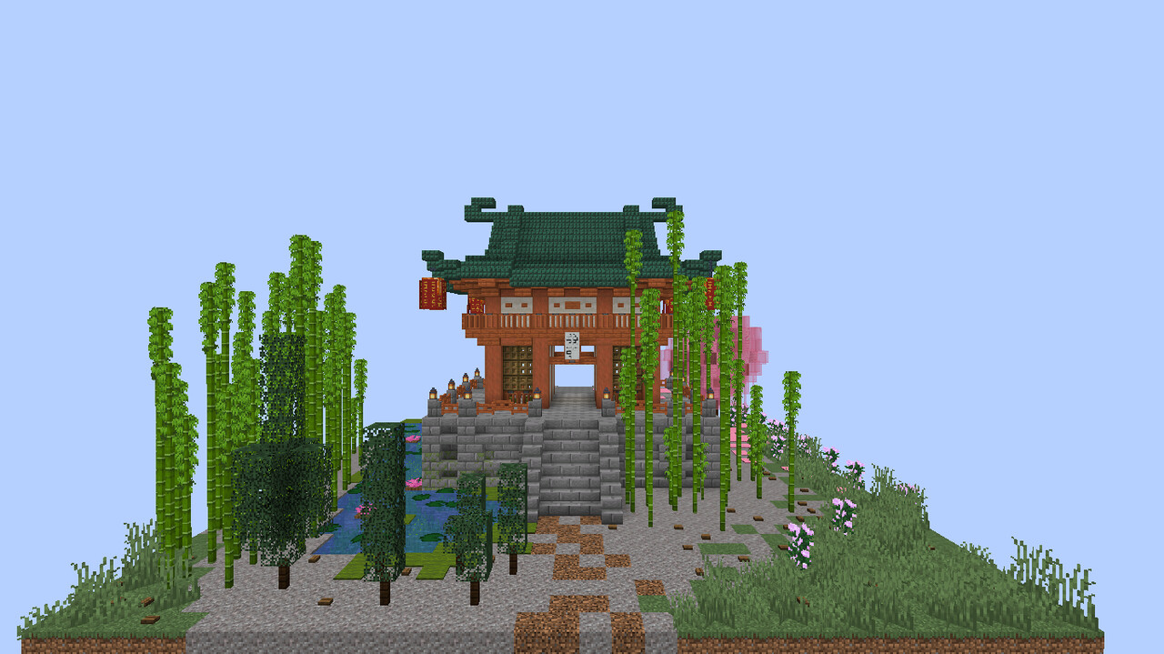 Japanese Garden Minecraft Map