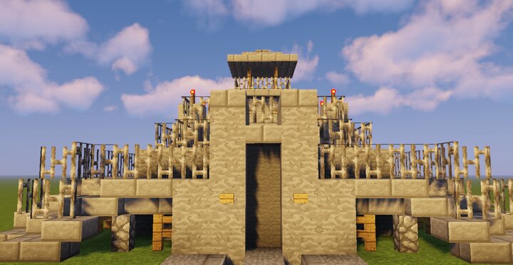 Jurassic Park Raptor Pen Minecraft Map