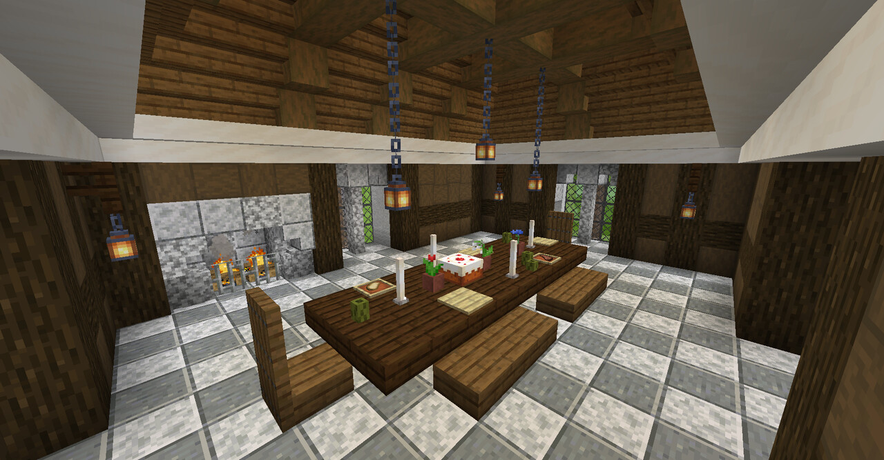 Irish Tower House - Kilcrea Castle Minecraft Map