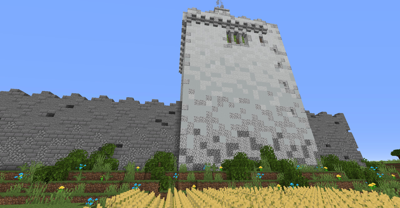 Irish Tower House - Kilcrea Castle Minecraft Map