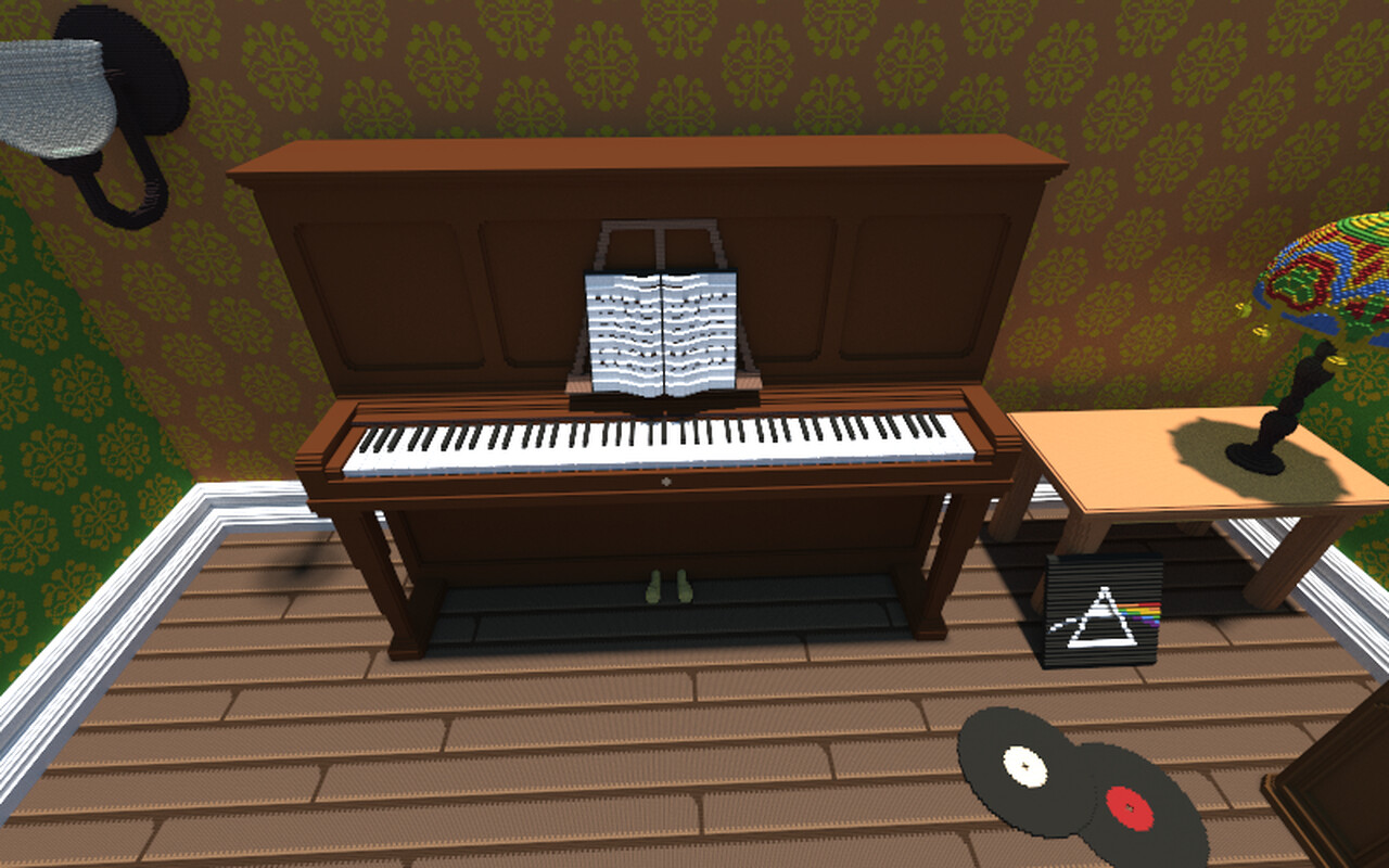 1970's Music Room Minecraft Map