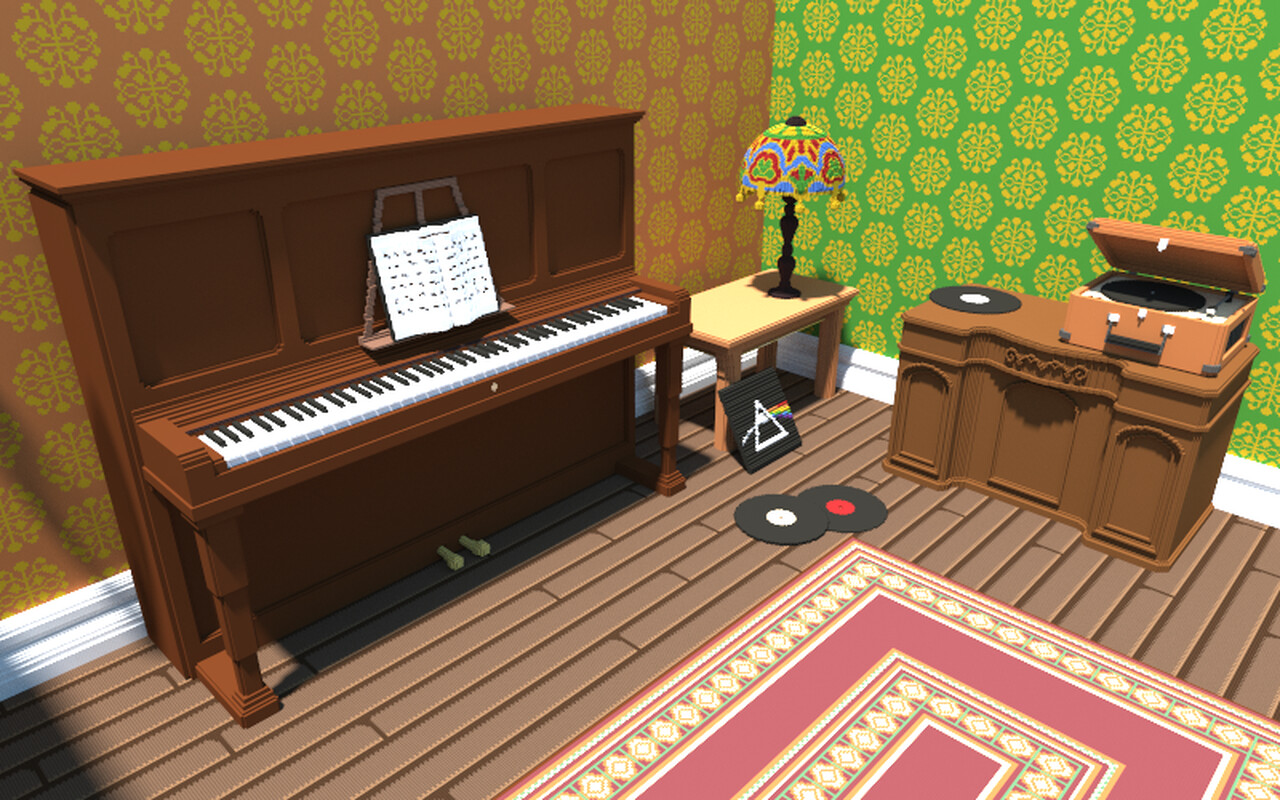 1970's Music Room Minecraft Map