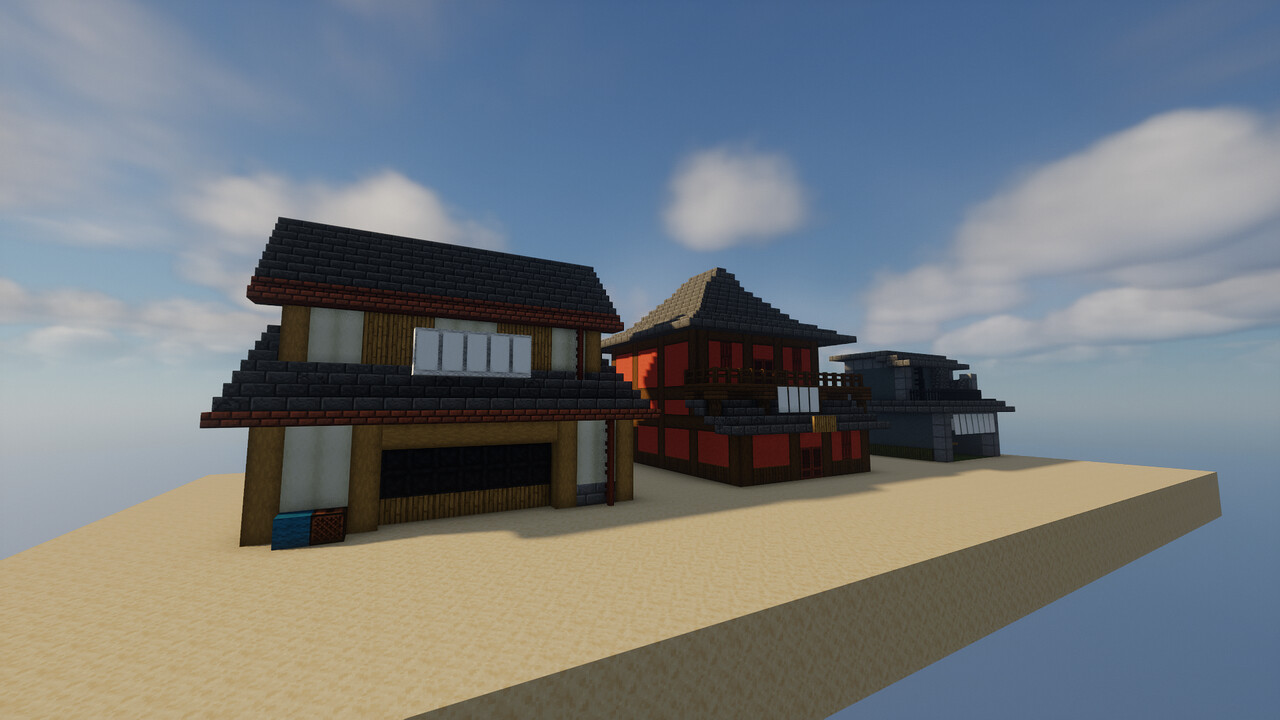 Anime Storefronts |Naruto, Bleach, and Gintama| Minecraft Map