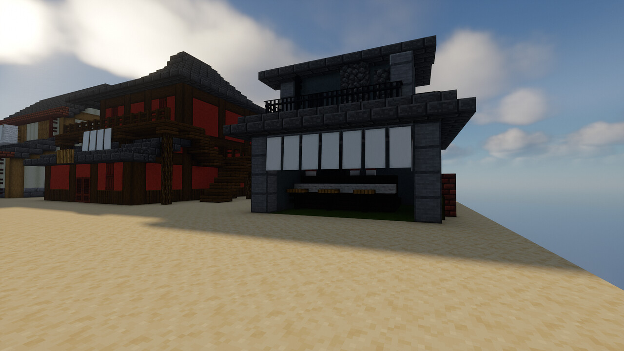 Anime Storefronts |Naruto, Bleach, and Gintama| Minecraft Map