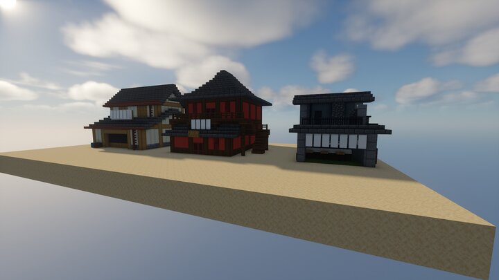 Anime Storefronts |Naruto, Bleach, and Gintama| Minecraft Map