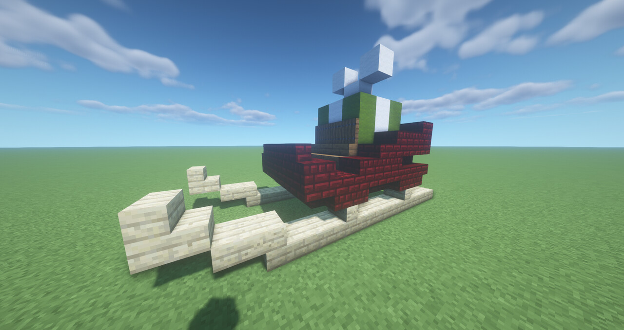 Sleigh with Present Minecraft Map
