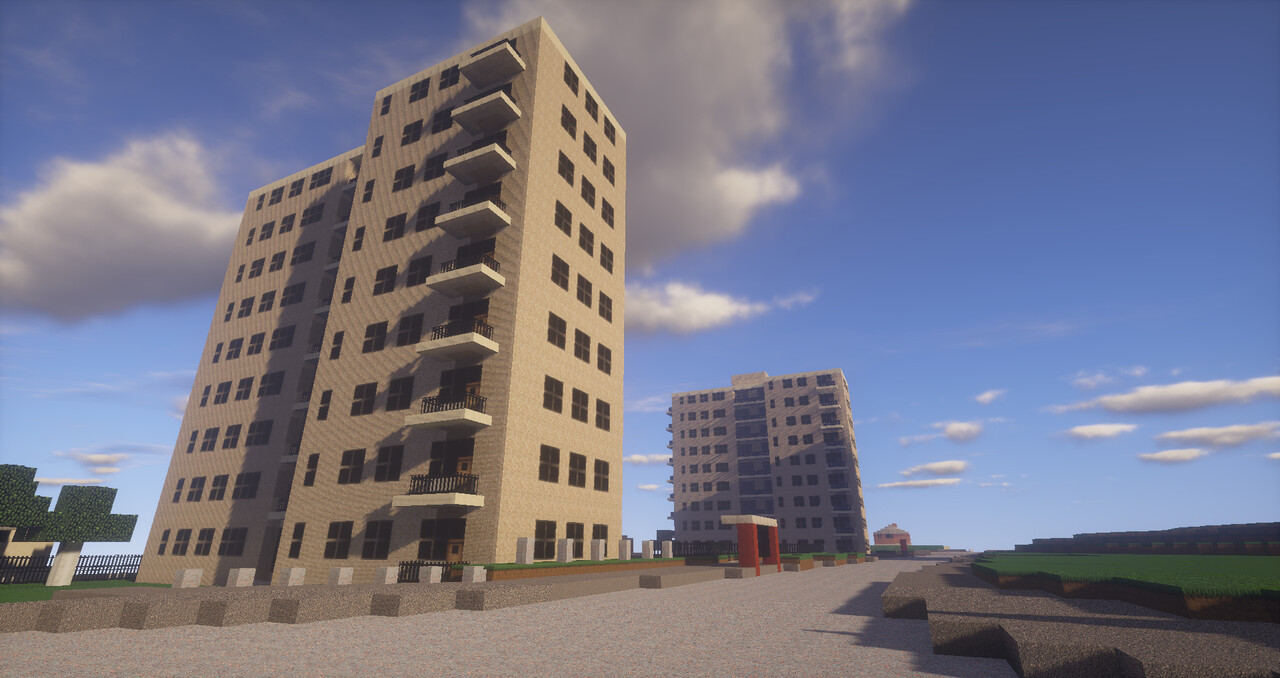 The real seacroft shopping centre. Seacroft Leeds. Minecraft Map
