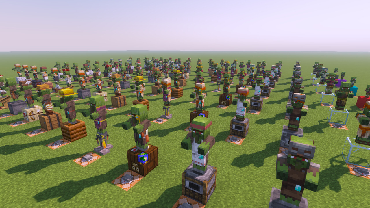 Villager Cheat Sheet Minecraft Map