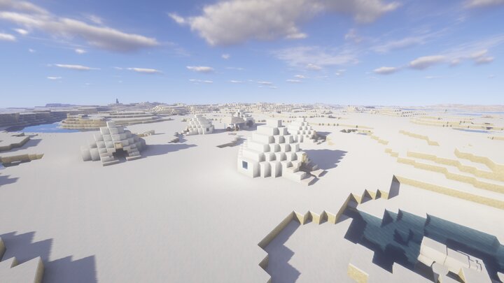 Snow Village Minecraft Map
