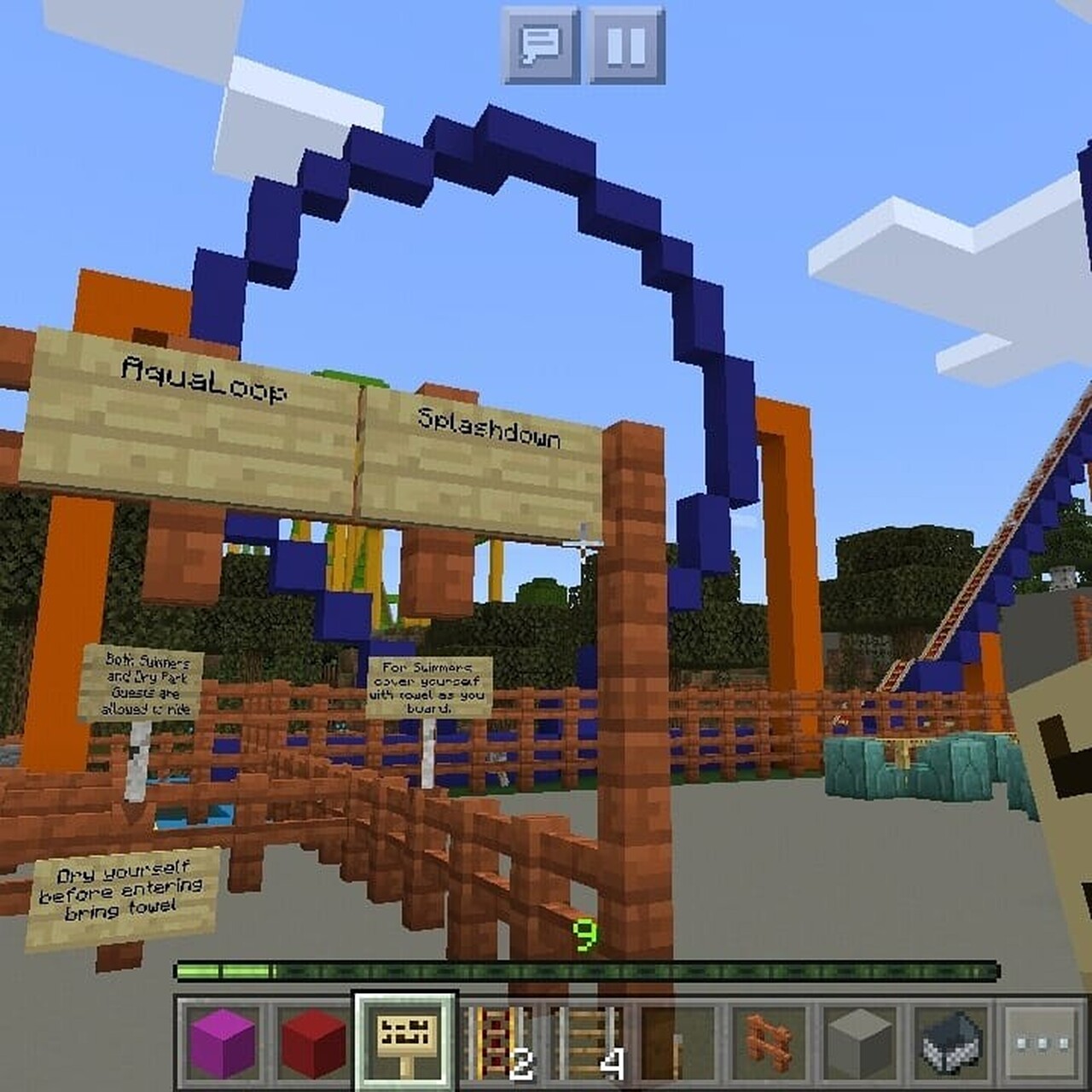Cedar Camp Resort Amusement Park Minecraft Map