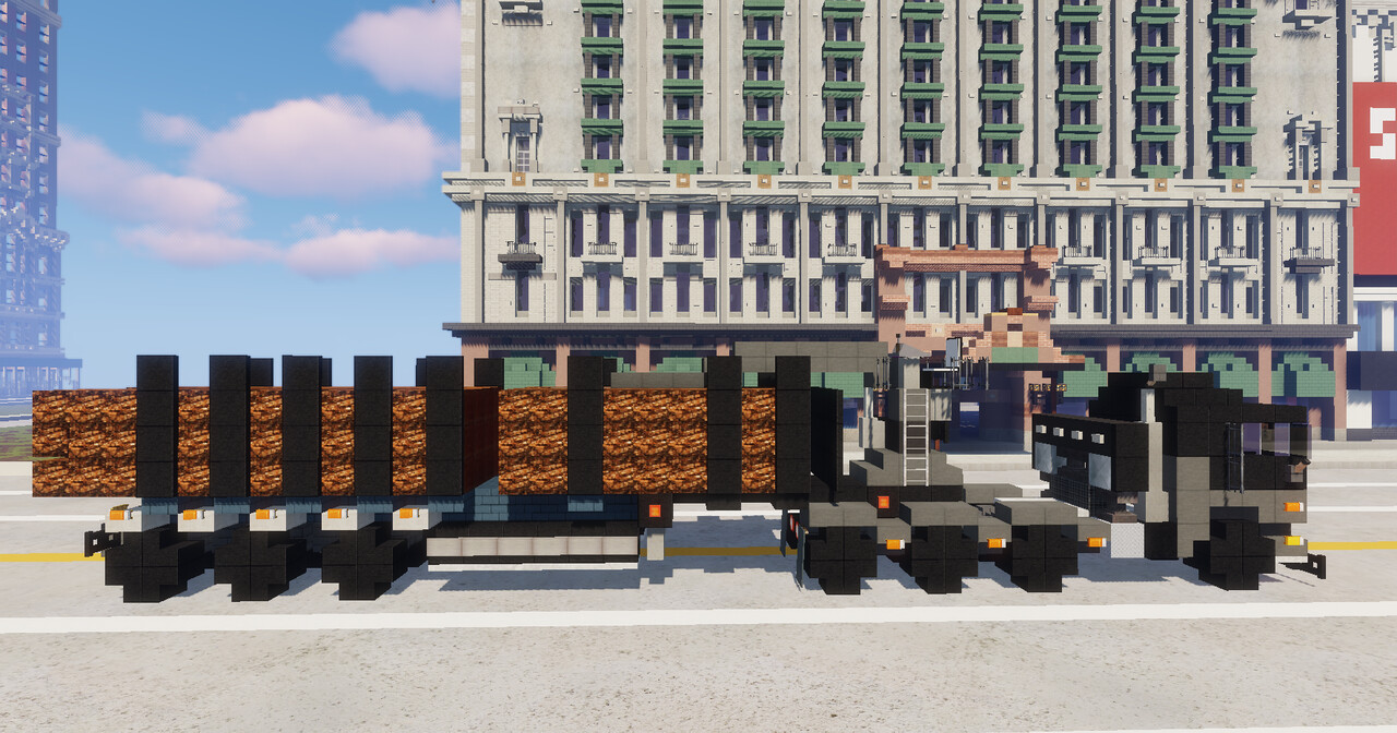 1.75:1 Scale Euro M.A.N Heavy Duty Truck and Log Trailer with Log ...