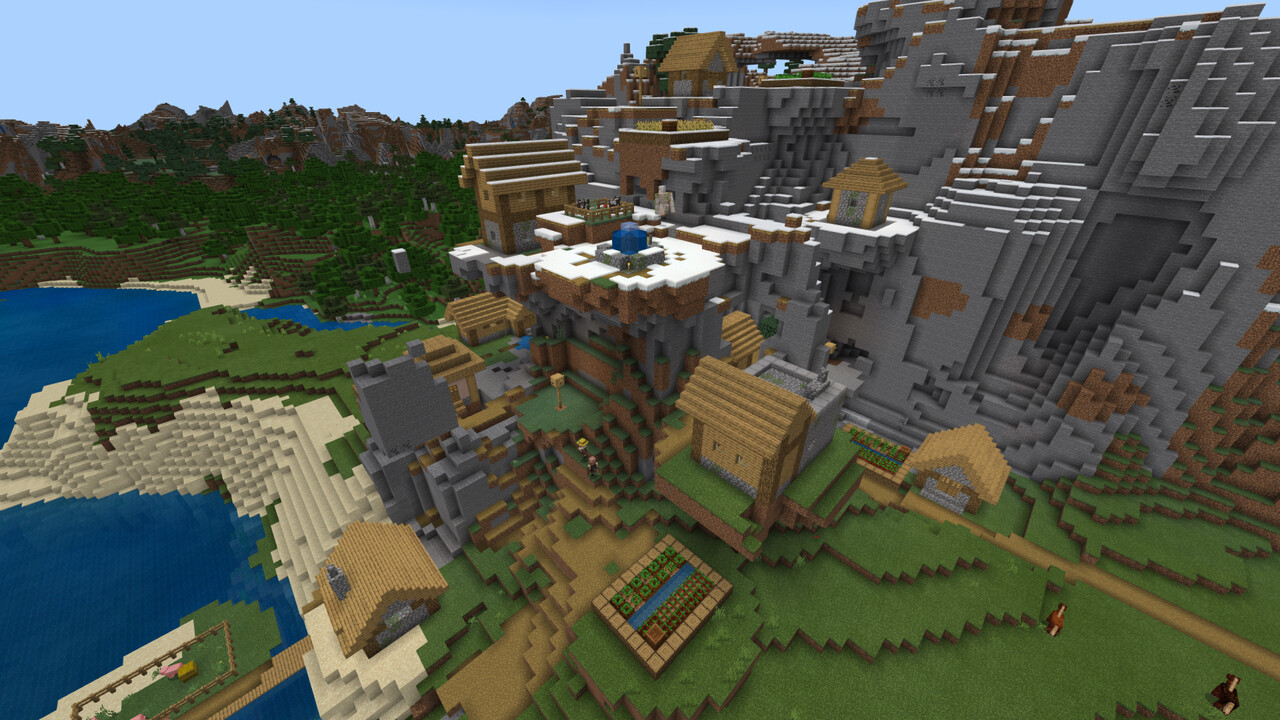 "Devil's Base" and "God's Fortress" Minecraft Map