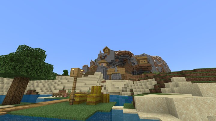 "Devil's Base" and "God's Fortress" Minecraft Map