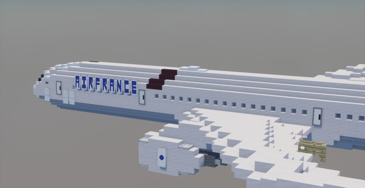 Boeing 787 (8.9.10) dreamliner [1:1] Minecraft Map