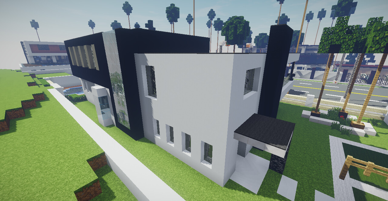 Modern House #36 + Schematics Minecraft Map