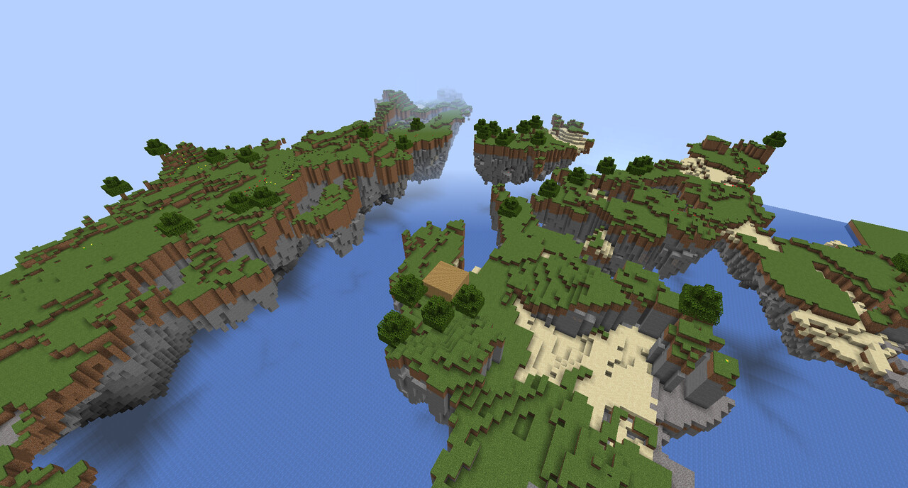 Minecraft Indev "Floating Islands" Minecraft Map