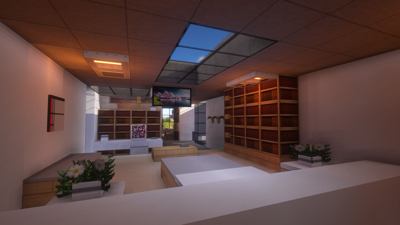 Modern Minimalistic House Minecraft Map