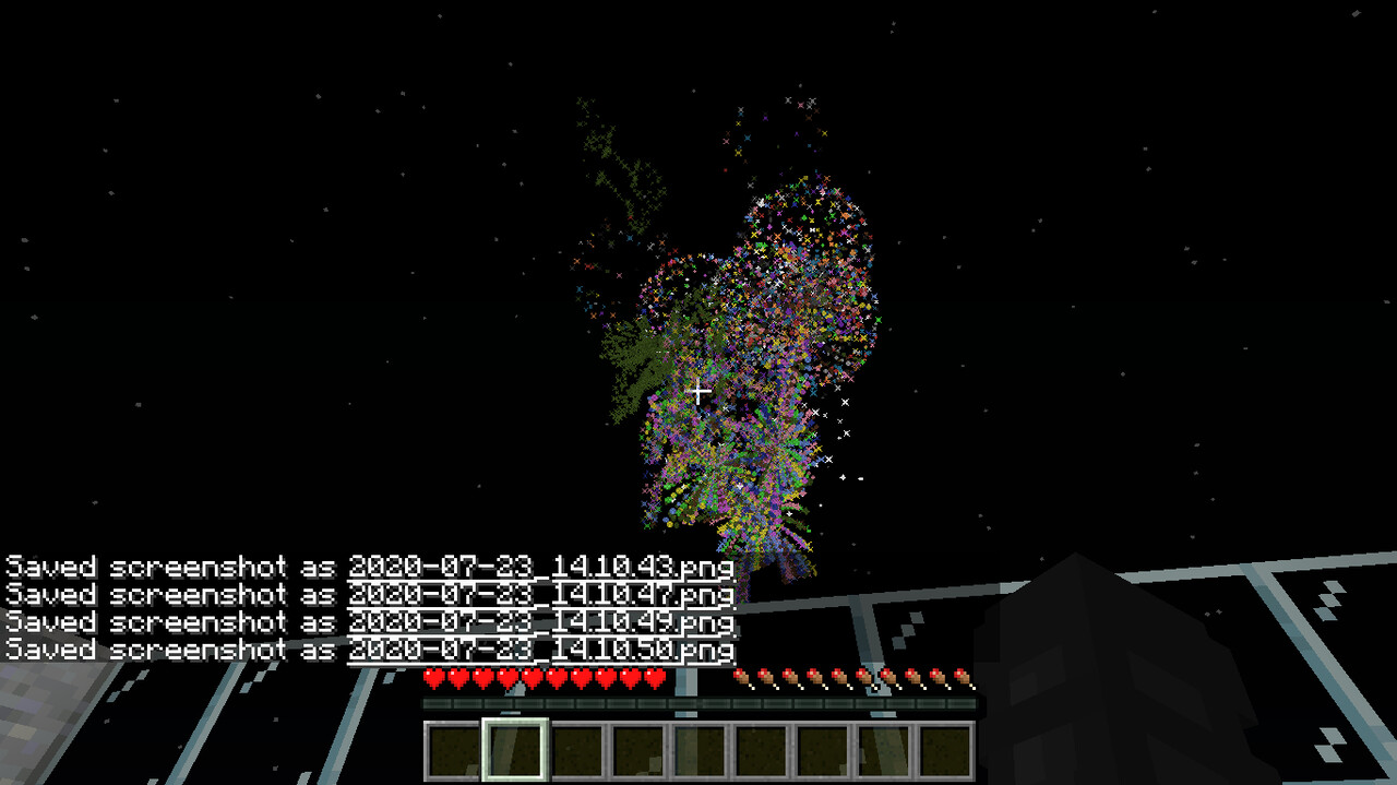 fireworks show Minecraft Map